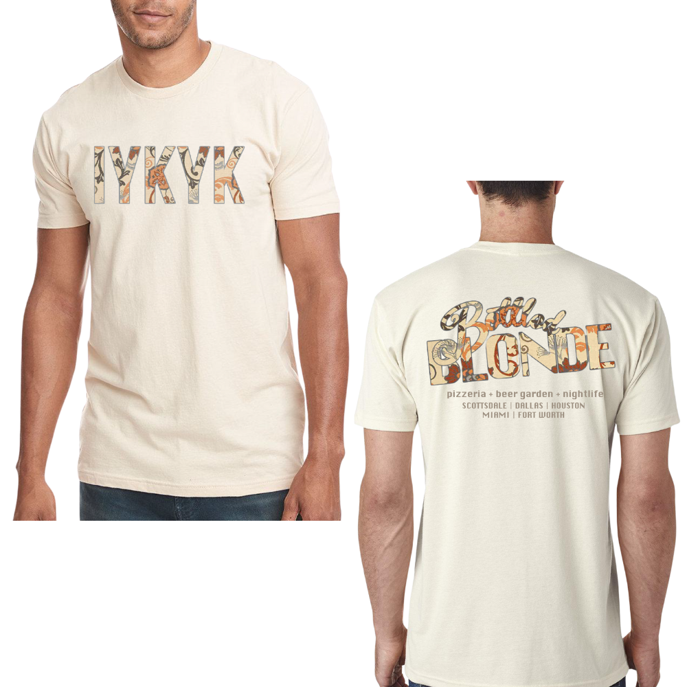 Mens Iykyk Shirt Bottled Blonde Store 1542